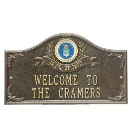Personalized United States Air Force Wall Plaques