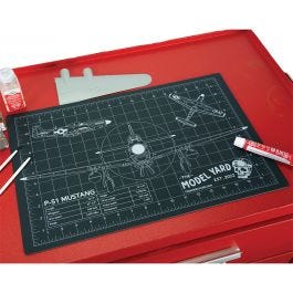 Self-Healing P-51 Mustang Model Builders Mat