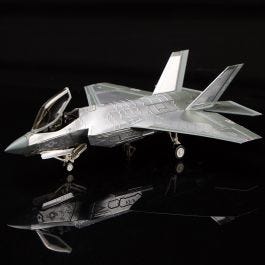 F-35C Lightning II Mirror Reflective Die-Cast Model