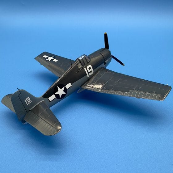 F-6F Hellcat "USS Intepid" Dsplay Model