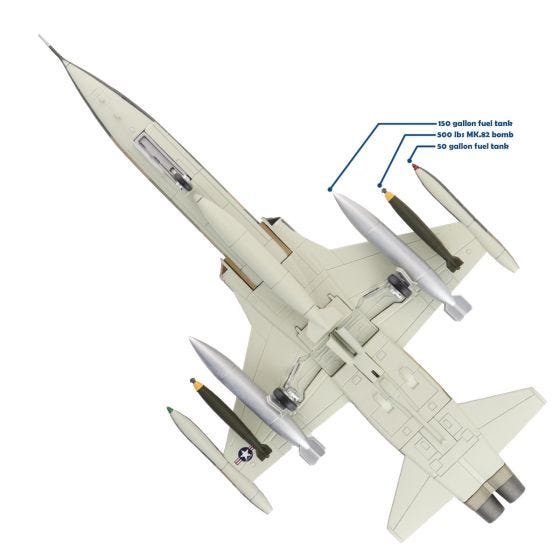 F-5C Skoshi Tiger Bien Hoa AFB Die-Cast Model