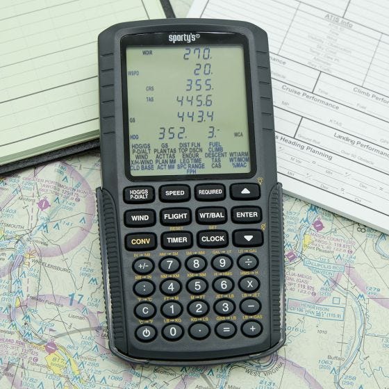 Sporty’s Electronic E6B Flight Computer