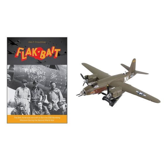 Flak-Bait Book and Die-Cast Model